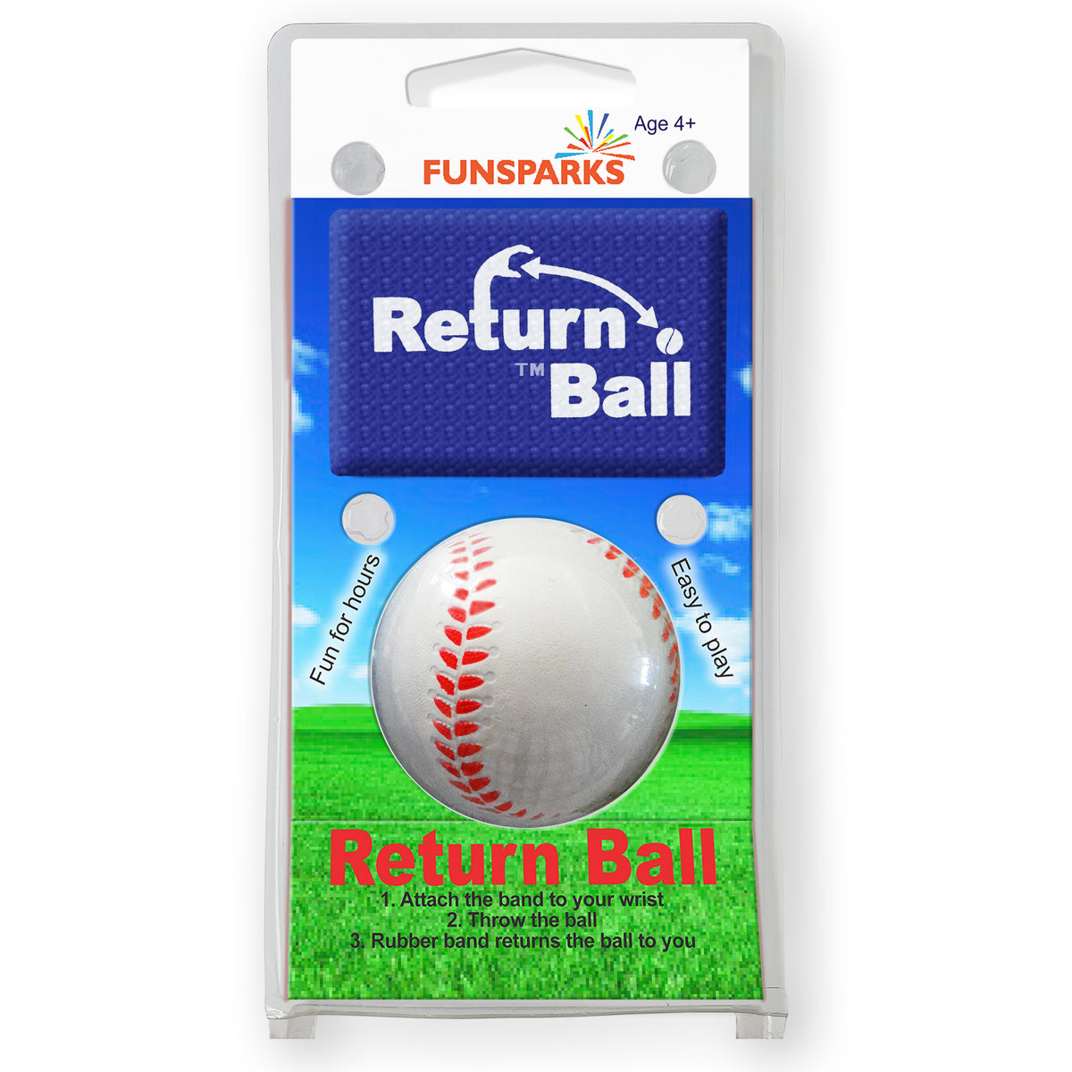 Return Ball Baseball - Catch Trainer for Kids by Funsparks | Funsparks